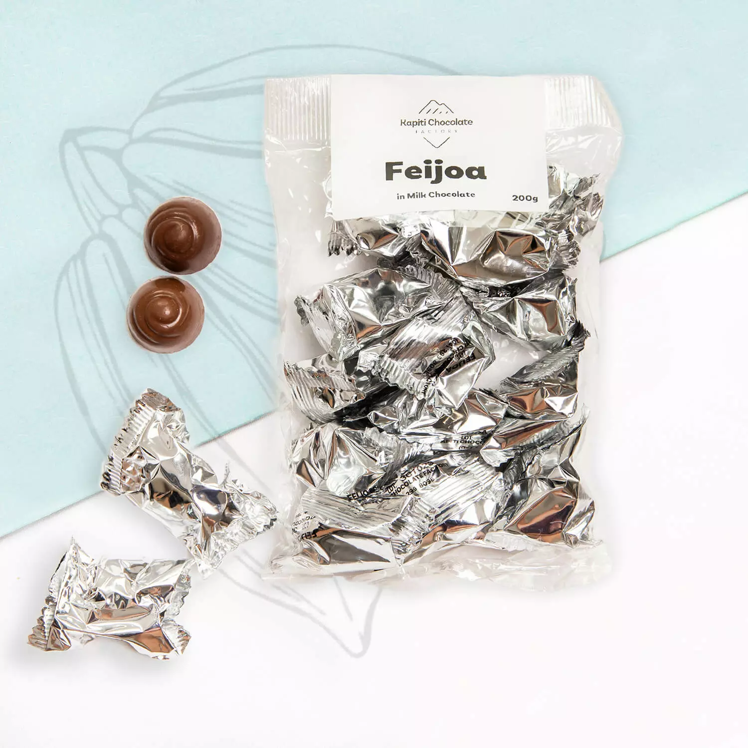 Feijoa in Milk Chocolate 20pc - Kapiti Chocolate Factory