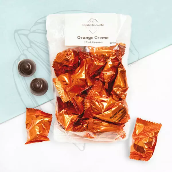 Orange Crème in Dark Chocolate 20pc - Kapiti Chocolate Factory